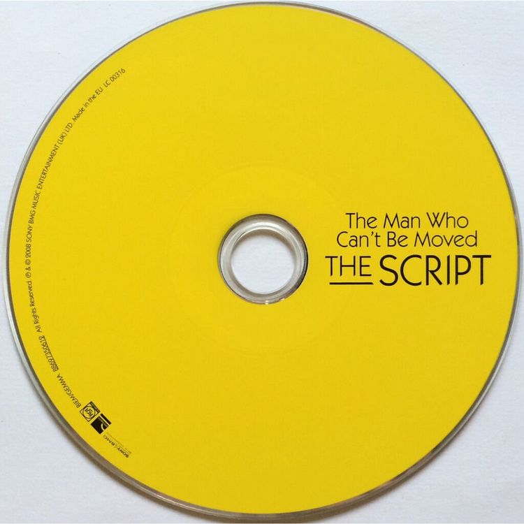THE SCRIPT - THE MAN WHO CAN'T BE MOVED (Gebraucht) in Bottens für CHF ...