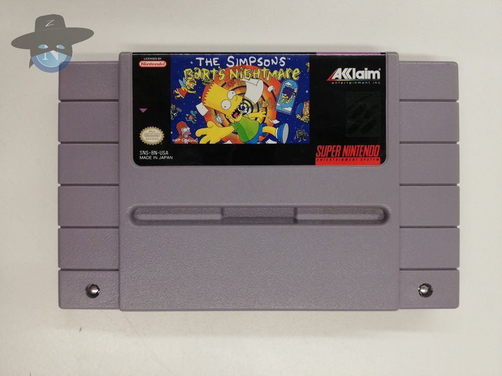 The Simpsons - Bart's Nightmare / USA NTSC-U Super Nintendo (Gebraucht ...