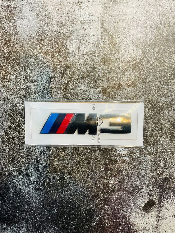 BMW M3 Emblem Logo Schriftzug NEU in Schwarz glänzend (Neu und ...