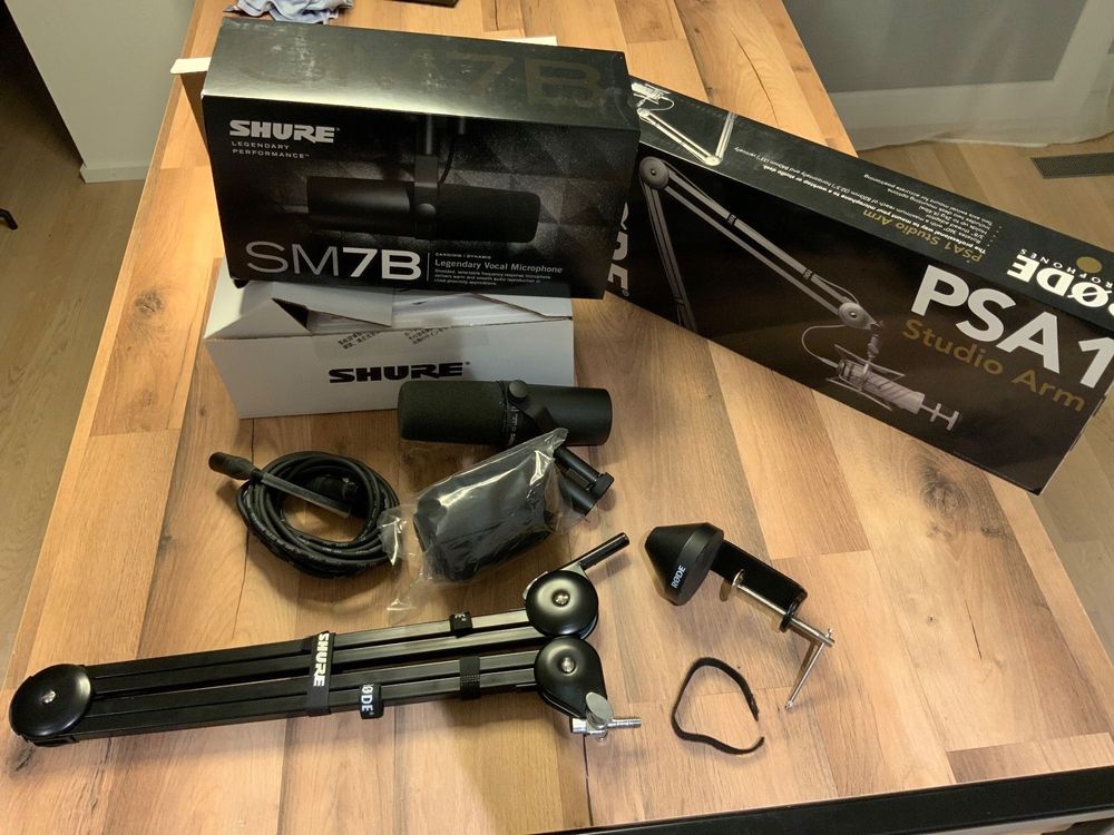 SHURE SM7B plus Rode Arm | Kaufen auf Ricardo