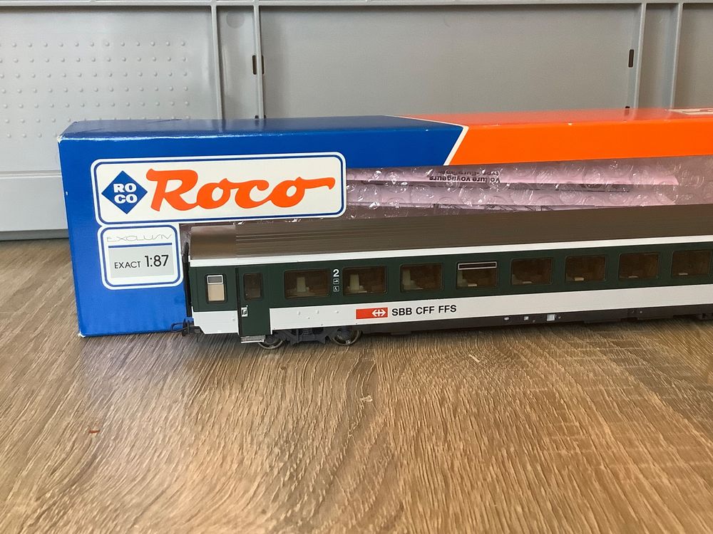 Roco 44884 : SBB 2.Kl Personenwagen B 058 EW IV grün (5) (Gebraucht) in ...