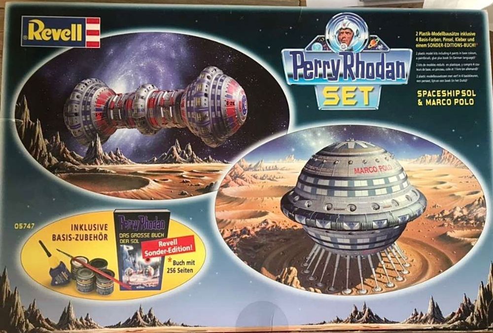 🚀 Revell : PERRY RHODAN SET - SOL & Marco Polo- UNOPENED!🚀 (Neu und ...