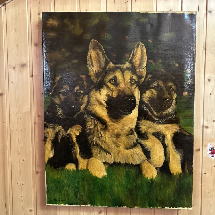 Tableau Berger Allemand, Famille, Vintage | Kaufen auf Ricardo