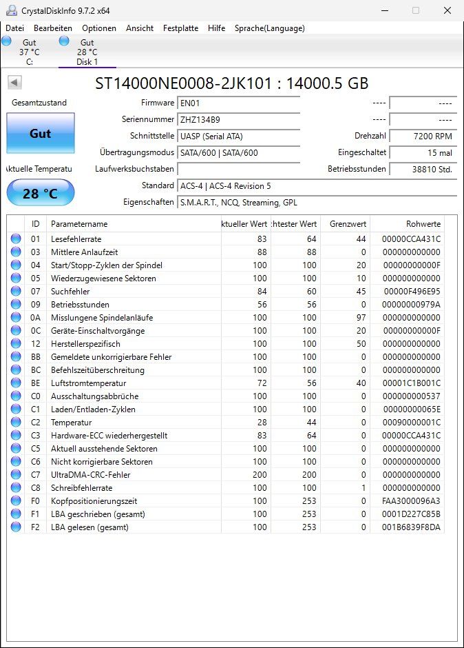 Seagate IronWolf Pro (Gebraucht) in Kilchberg ZH für CHF 195 – mit ...
