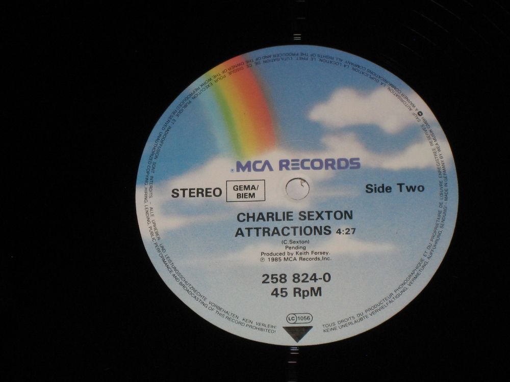 MAXI - CHARLIE SEXTON - BEAT'S SO LONELY (Gebraucht) in Steckborn für ...