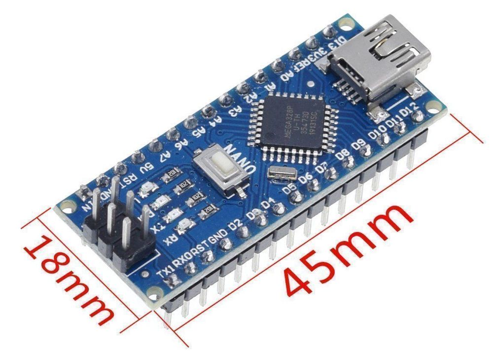 Arduino Nano Klon mit Terminal Adapter (Neu und originalverpackt) in ...