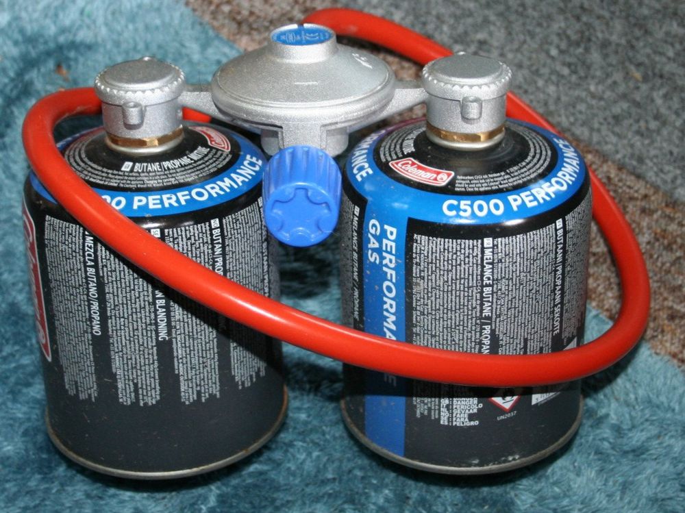CAMPINGGAS Druckregler 50mbar-NEUER schlauch!- (Neu (gemäss ...