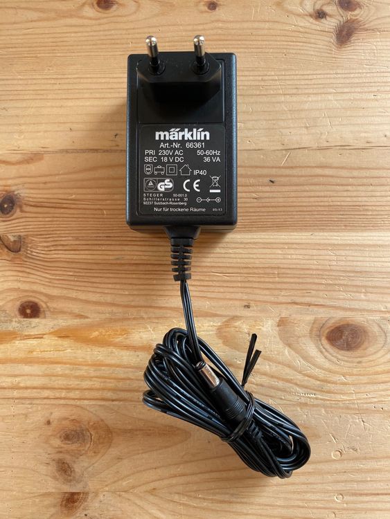 Märklin 66361 Netzteil 36VA, TOP Zustand / neuwertig (Gebraucht) in ...