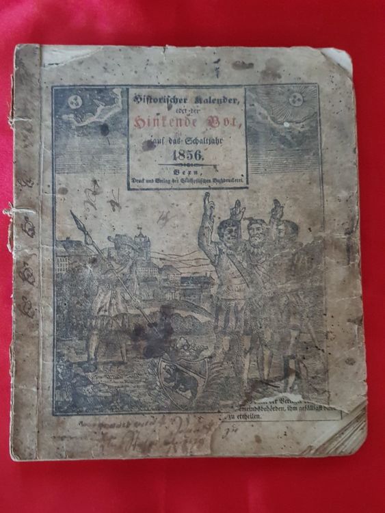 Historischer Kalender von 1856 - Bern / 1 (Gebraucht) in Schlieren für ...