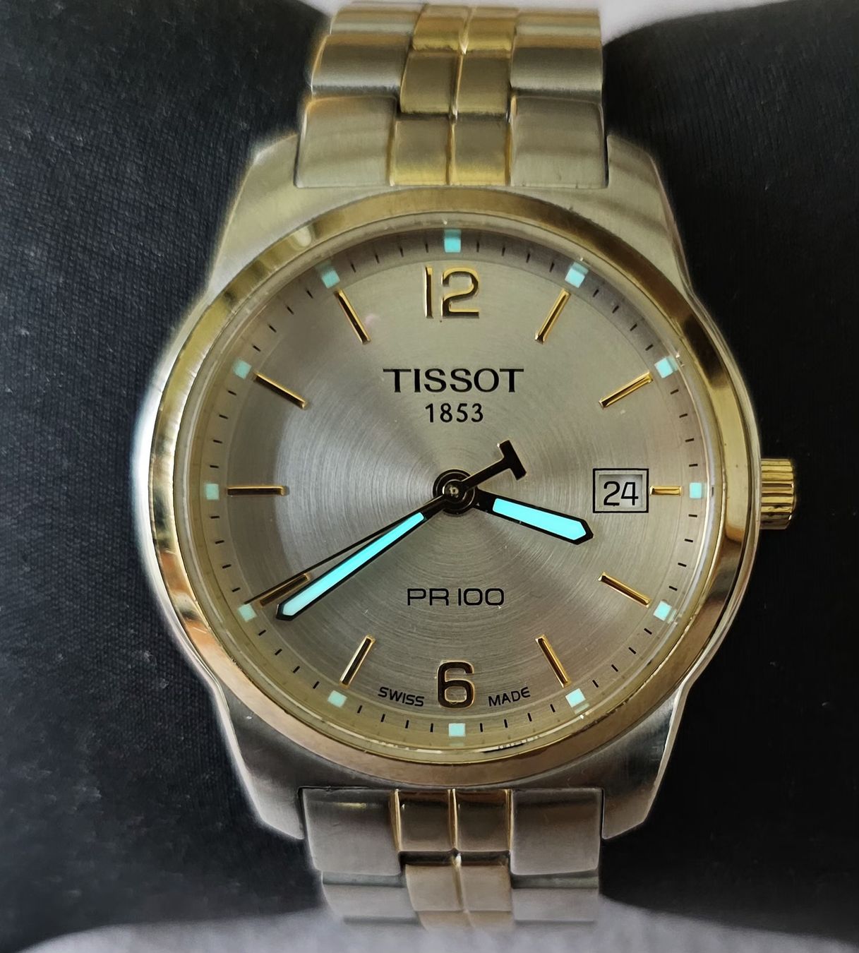 TISSOT PR 100 Saphire Swiss Made Elegante Herrenuhr 38mm (Gebraucht) in ...