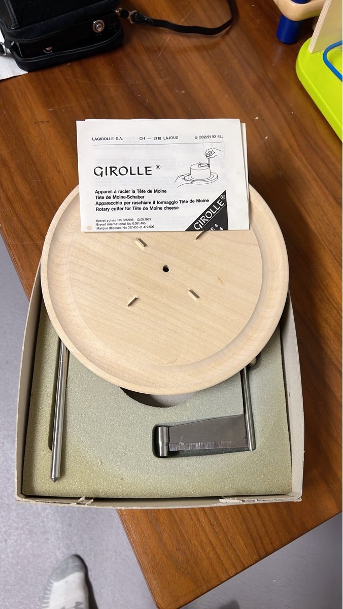 Original Girolle Käsehobel für Tête de Moine (Gebraucht) in Aefligen ...