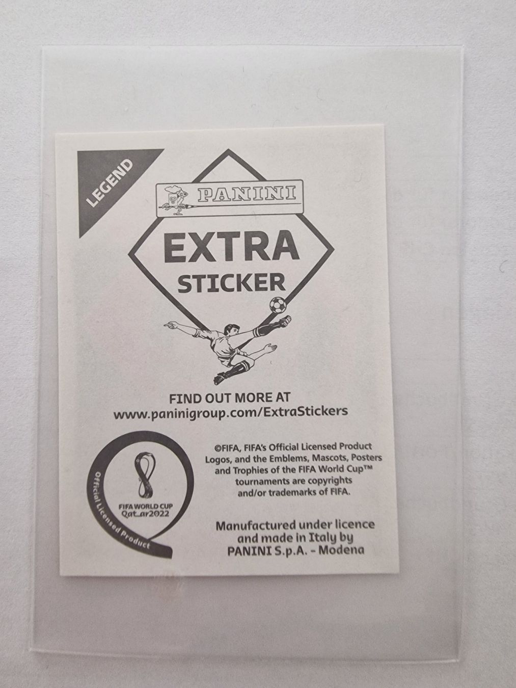 Panini WM 2022 extra sticker Ronaldo Gold (Neu (gemäss Beschreibung ...