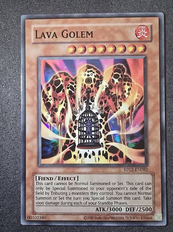 YuGiOh Lava Golem RP02-EN082 SR NM (Neu (gemäss Beschreibung)) in ...