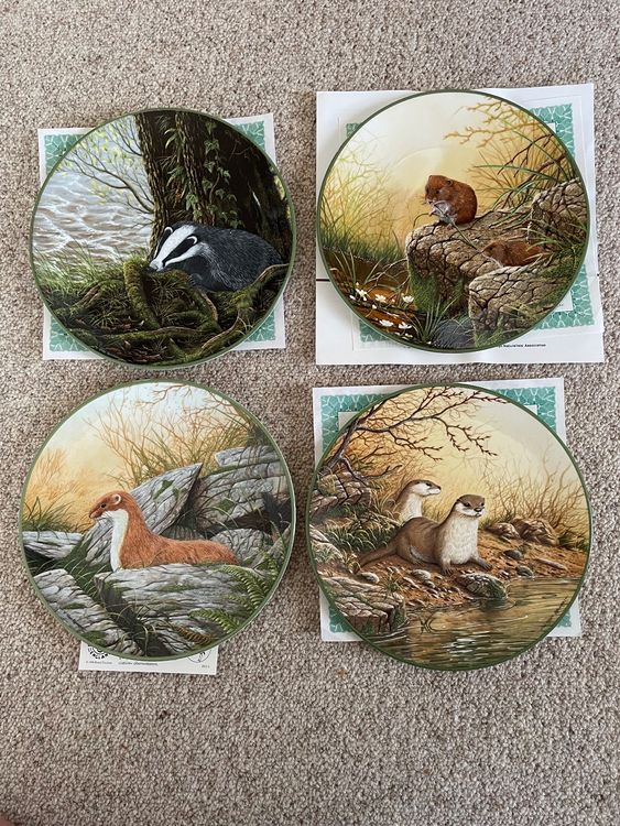 4 Royal Doulton Sammelteller, Tiere | Kaufen auf Ricardo