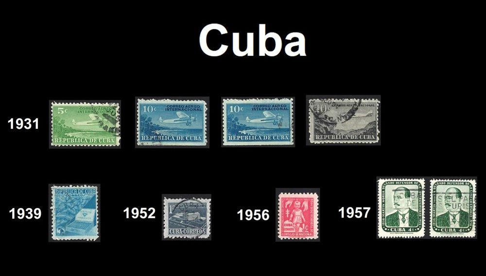 Kuba / Cuba 1931 - 1957, interessante Briefmarken | Kaufen auf Ricardo