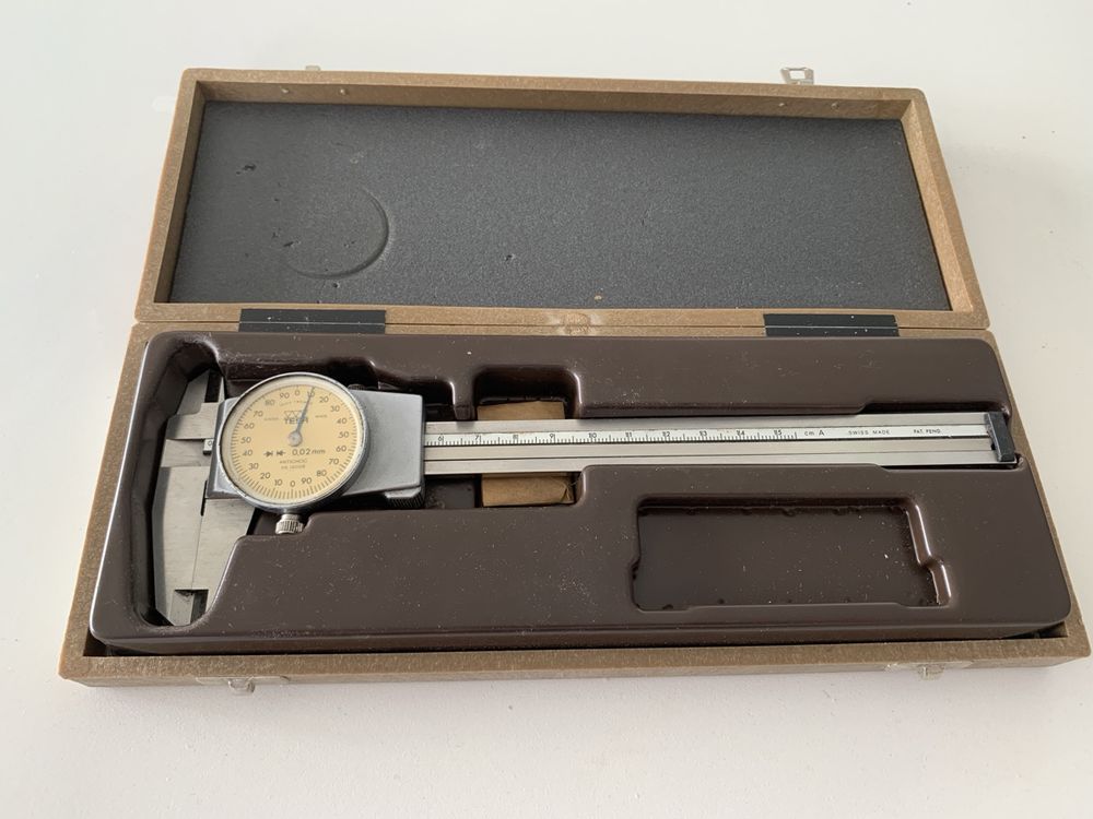 Schieblehre der Marke TESA Swiss Made, in Plastik Box (Gebraucht) in ...