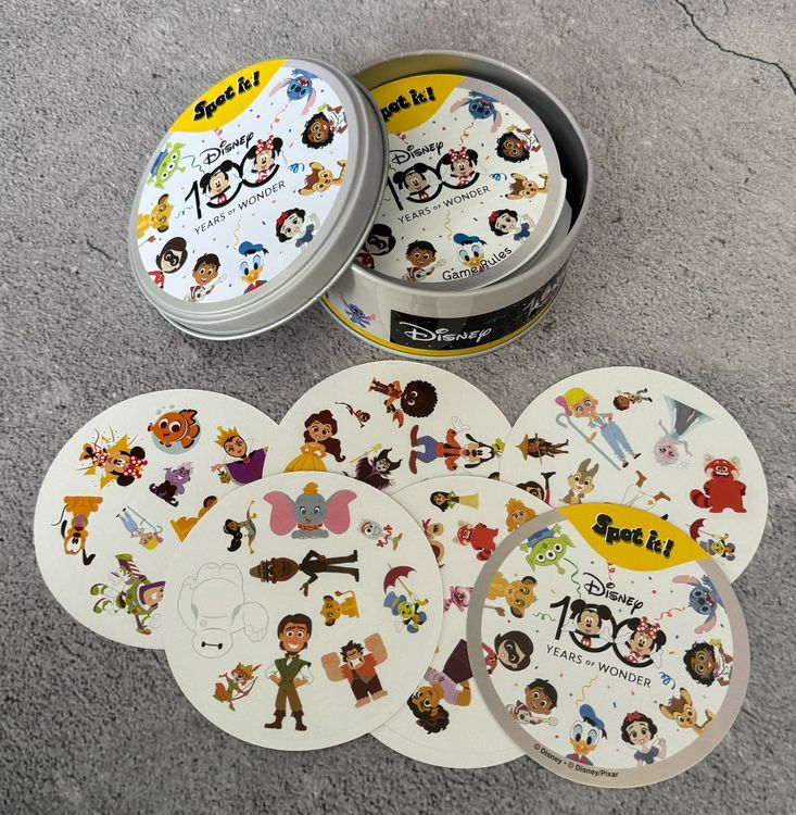 Spot it! / Dobble / Disney 100 Years of Wonder - Kartenspiel (Neu ...