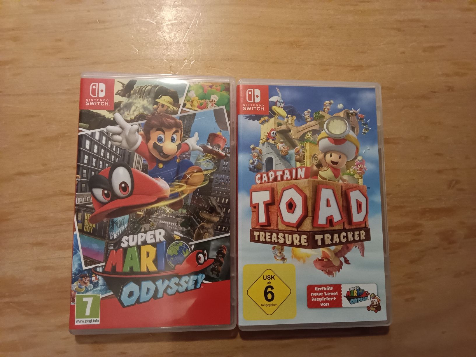 Super Mario Odyssey & Captain Toad für Switch - Top Zustand! (Gebraucht ...