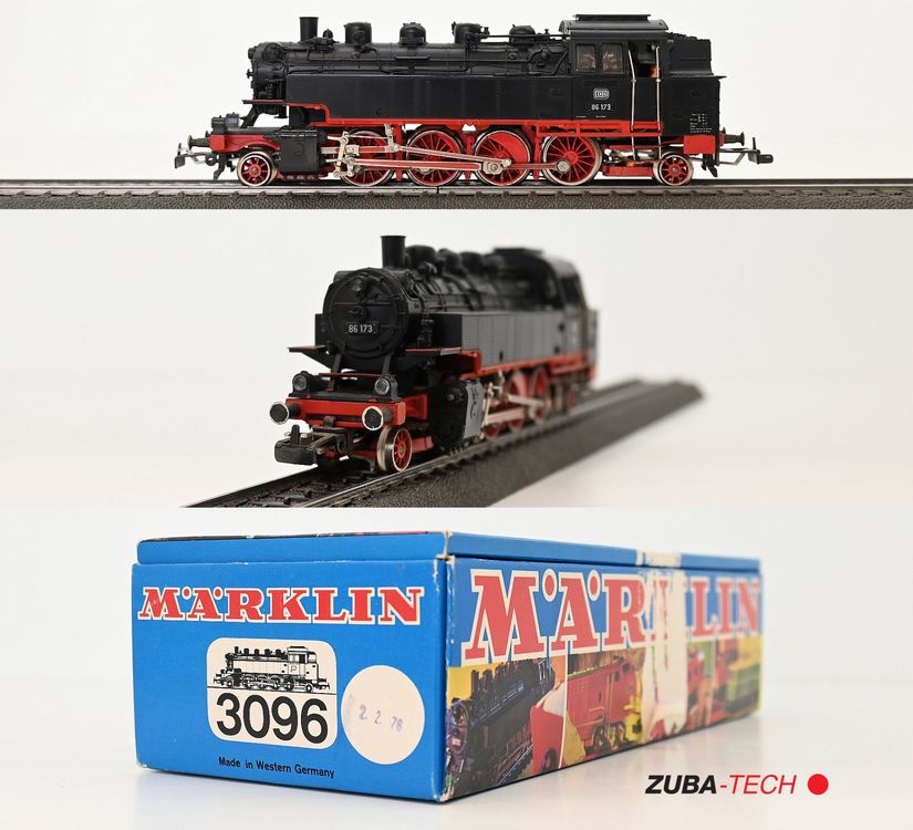 Märklin 3096 Dampflok BR 86 DB, H0 WS Analog mit OVP (Gebraucht) in St. Gallen für CHF 45 – mit ...