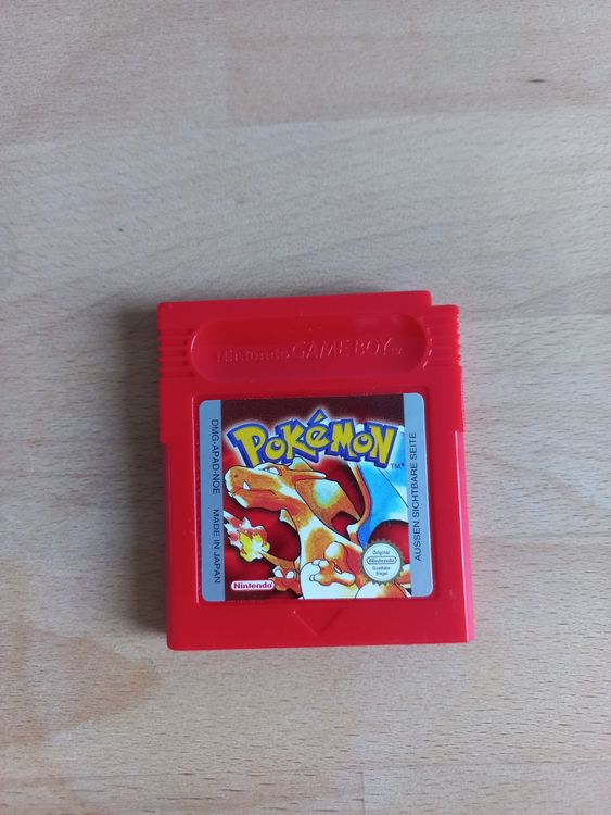 Game Boy Pokemon Rot Original (Gebraucht) in Giornico für CHF 49 – mit ...