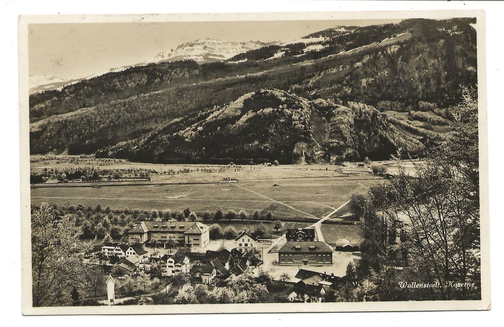 Walenstadt (SG) Militär - Kaserne - echte Foto-AK - 1932 | Kaufen auf Ricardo