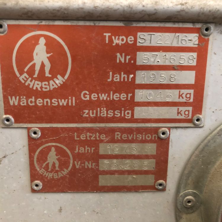Alte Feuerwehrleiter mit Räder (Gebraucht) in Eschlikon TG für CHF 300 ...