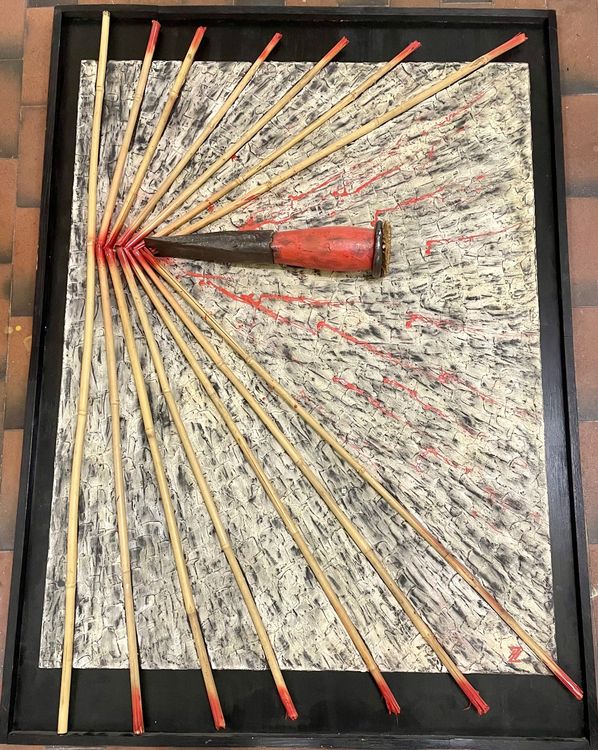 Grosse Interessante Mischtechnik Collage (Gebraucht) in Root für CHF 15 – nur Abholung auf ...