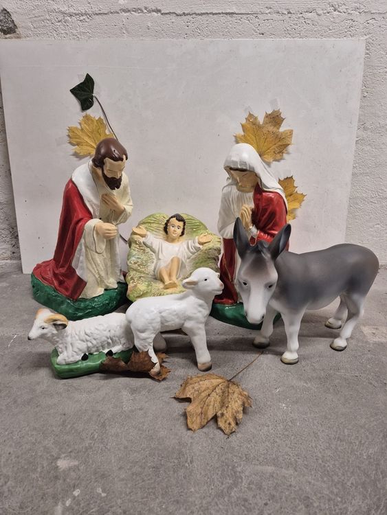 Weihnachts Krippe Figuren Set, Handbemalt! (53) (Neu und ...