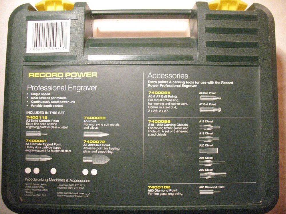 Gravier Gerät Gravuren Record Power Professional Engraver (D'occasion ...