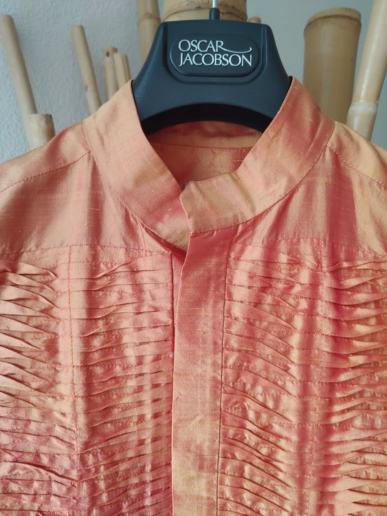 Seidenhemd (Unikat) mit Revers-Weste (Seide und Samt) | Kaufen auf Ricardo