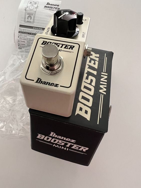 IBANEZ Effekt-Pedal Mini Booster BTMINI (Neu und originalverpackt) in Gondiswil für CHF 74 – mit ...