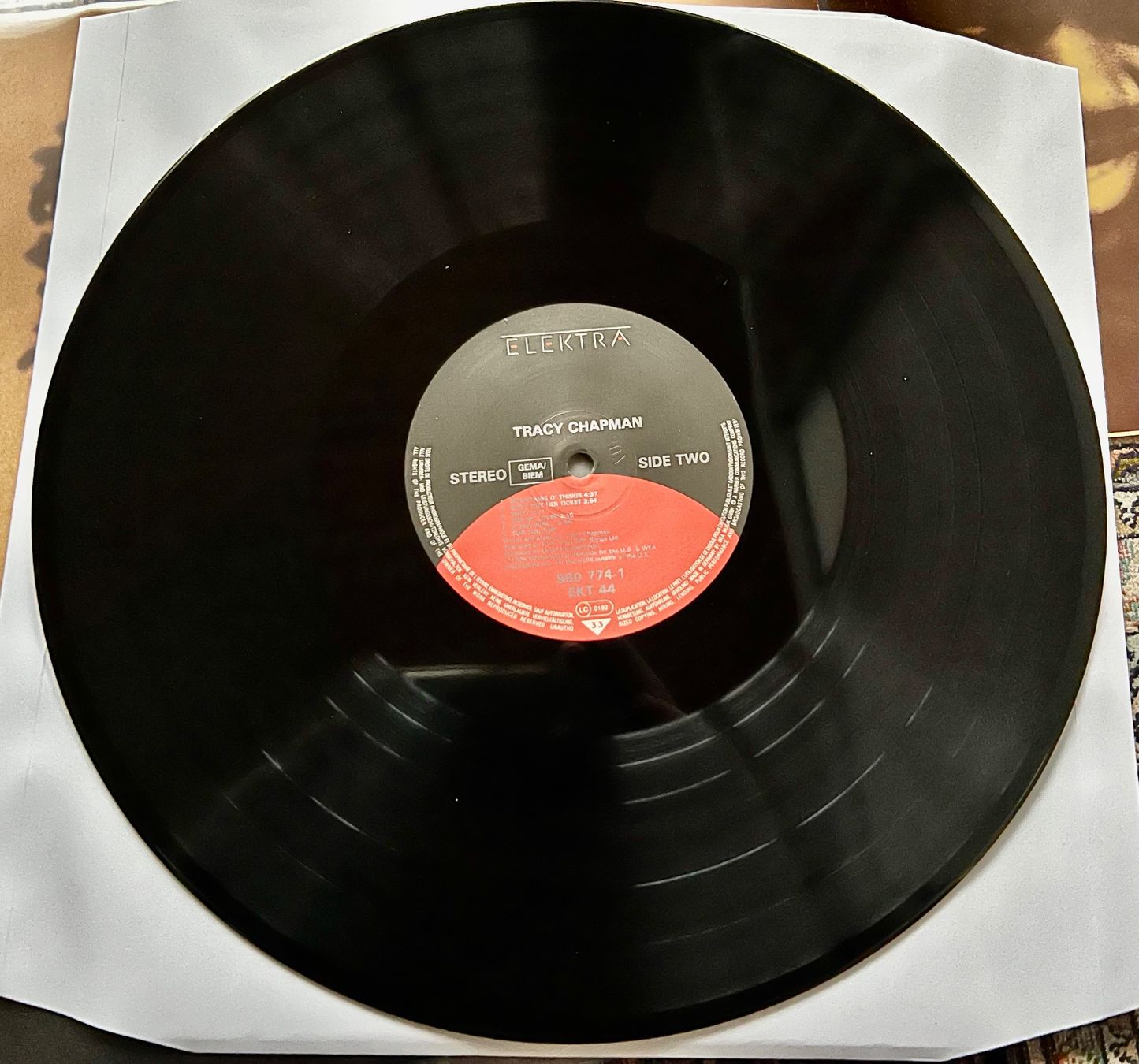 Tracy Chapman DEBUT LP 1988 PRESS GEWASCHEN TOP ZUSTAND (Gebraucht) in ...