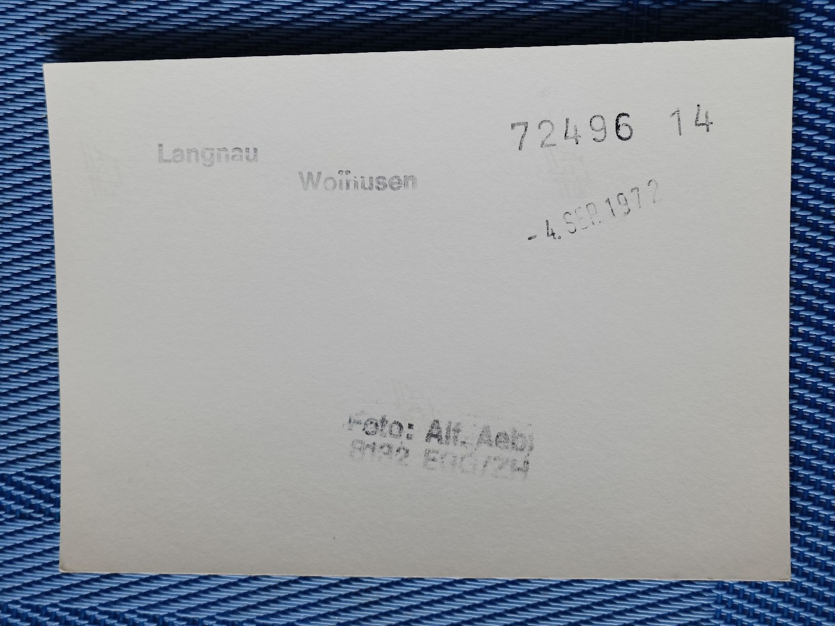 Altes Bahn Photo / Krokodil Lok Langnau - Wolhusen von 1972 (Gebraucht ...