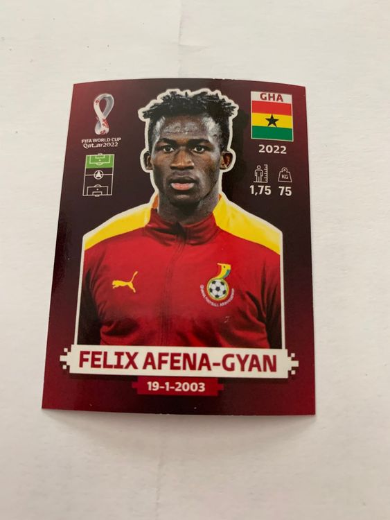 Panini WM 2022 Felix Afena-Gyan GHA 16 (Gebraucht) in Reinach BL für ...