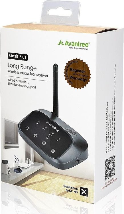 Avantree Oasis Plus Bluetooth 5.0 Transmitter Receiver (Neu und ...