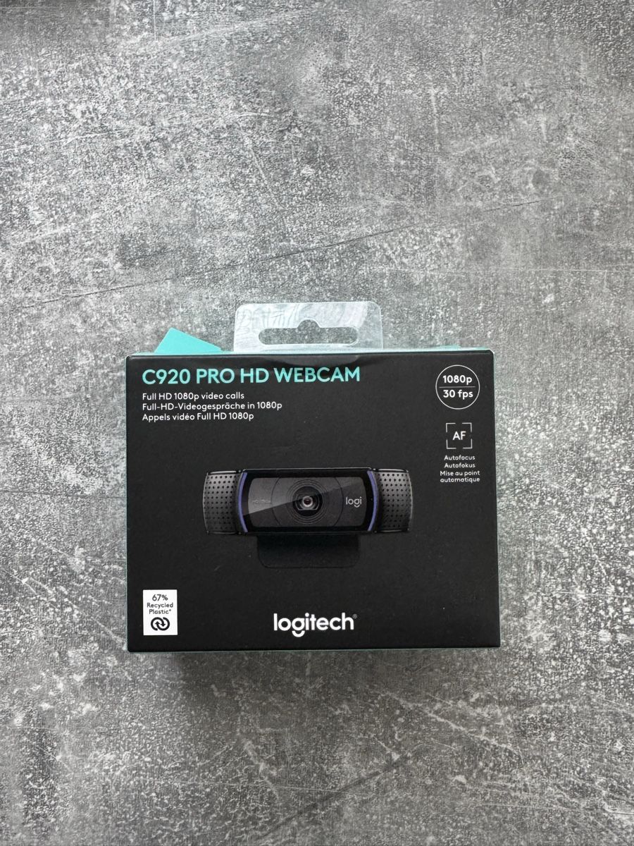 NEU - Logitech Webcam C920 Full HD 1080p 30 fps (Neu und ...