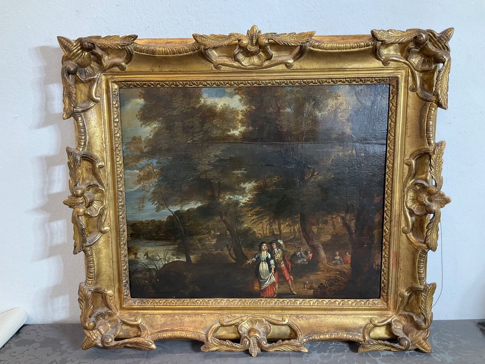 Antique tableau peinture sur panneaux 17emes siècles (Gebraucht) in ...