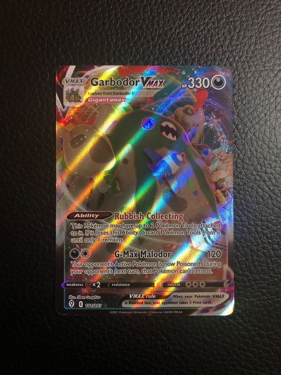 Evolving Skies Garbodor Vmax 101/203 Ab 1 (Gebraucht) in Paradiso für ...