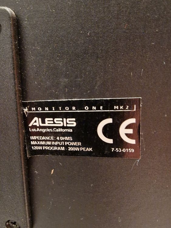 2 Monitor-Lautsprecher Alesis Monitor One MK2 (passiv) (Gebraucht) in ...