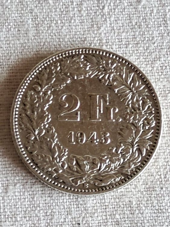 Münze - 2 Franken - 1945 | Kaufen auf Ricardo
