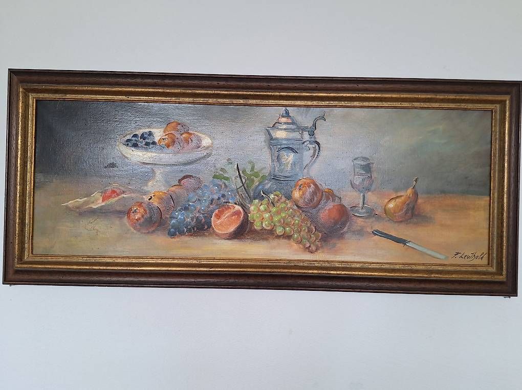Ölgemälde, Stilleben von F. Leuthold (Gebraucht) in Luzern für CHF 1 ...