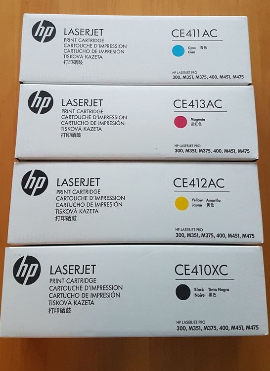 HP Laserjet CE410XC, 411AC, 305A, 413AC | Kaufen auf Ricardo