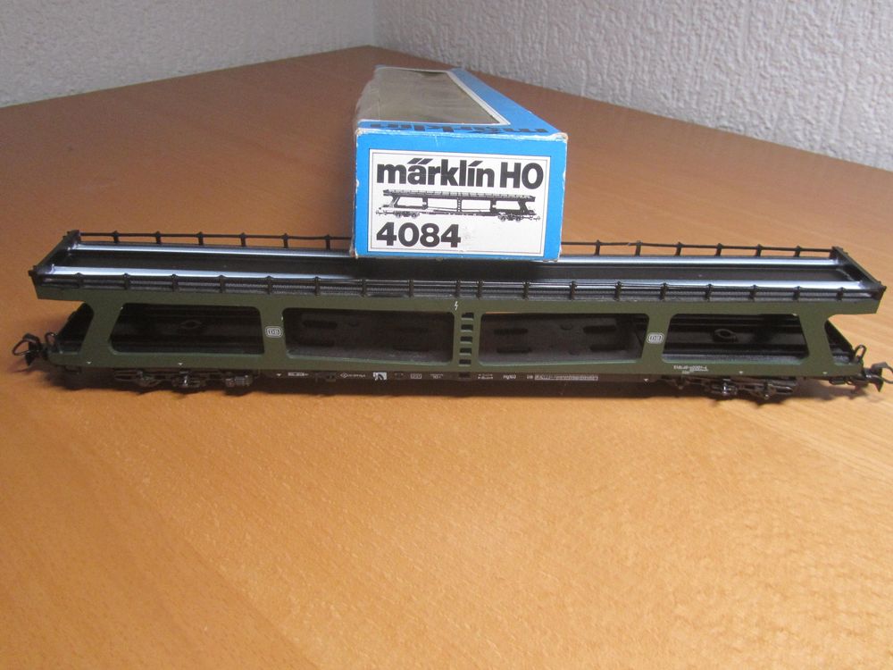Märklin HO 4084 Reisezug-Autotransportwagen DB OVP (D'occasion) à ...