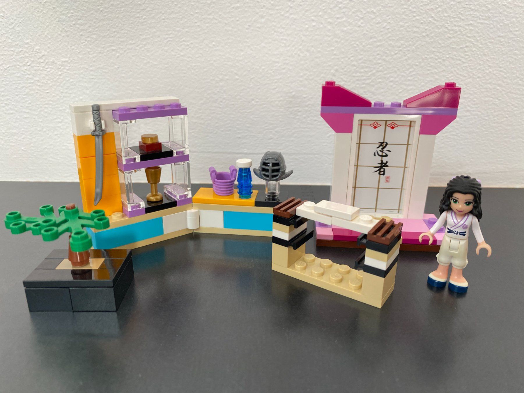 5 LEGO Friends: Bühne, Labor, Karatestudio, Brunnen, Atelier (Gebraucht ...