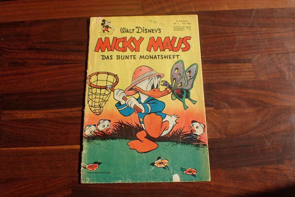 antikes MICKY MAUS Comic Heft Nr. 5 von 1952 Walt Disney (Gebraucht) in Geroldswil für CHF 36 ...