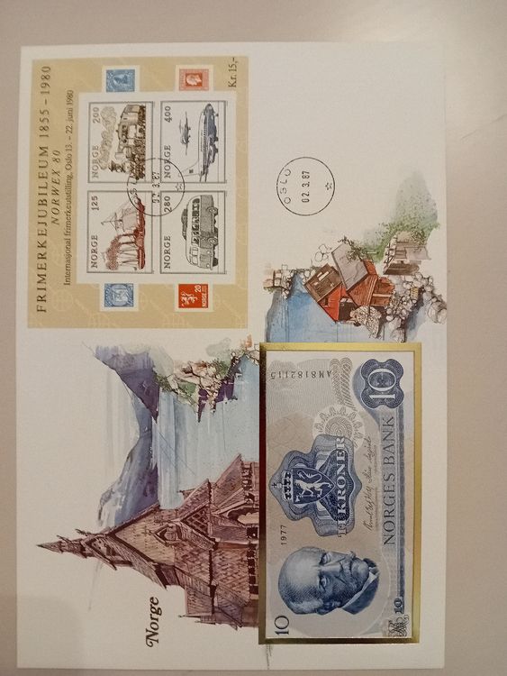 Banknotenbrief Norge (Neu und originalverpackt) in Muralto für CHF 2.5 – mit Lieferung auf ...