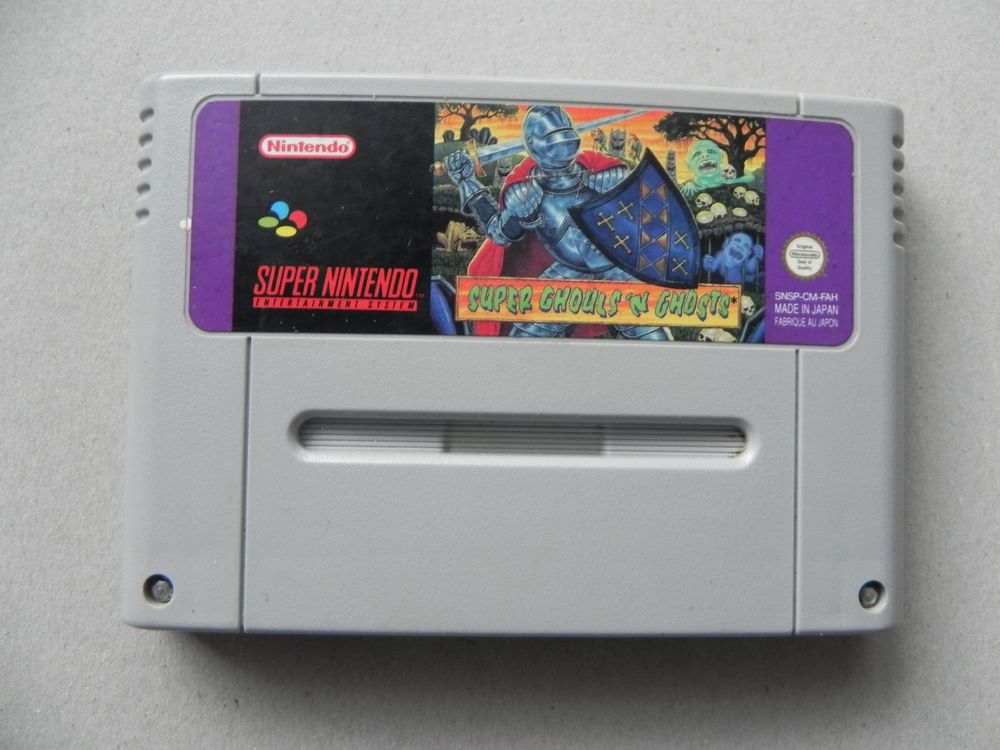 Nintendo SNES Game Modul Spiel Super Ghouls` n Ghosts (Gebraucht) in ...