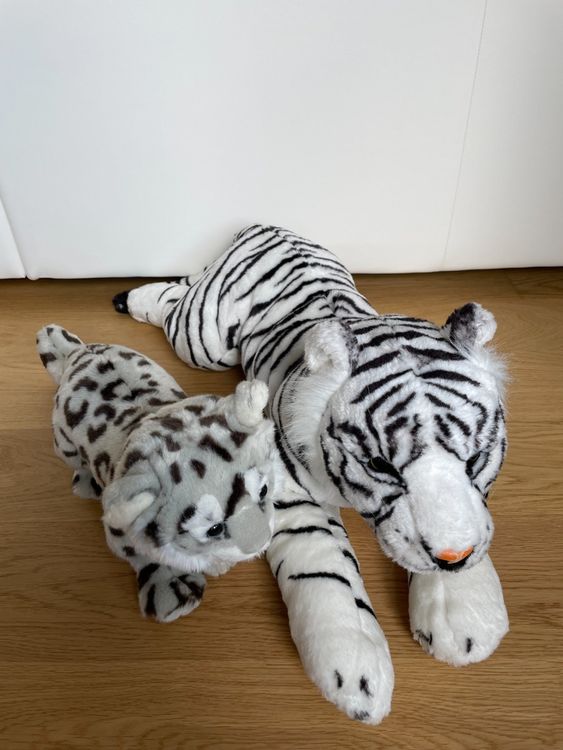 2 süsse Plüsch-Tiger, fast wie neu - 70 cm und 45 cm (Neu (gemäss ...