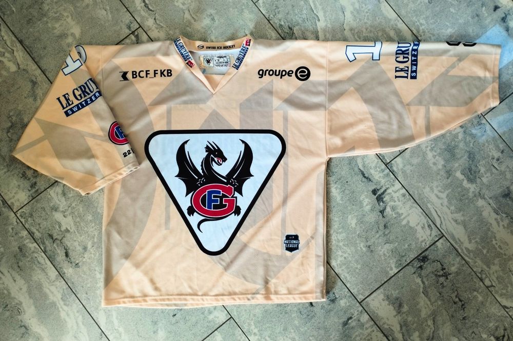 WarmUp Playershirt 22/23 Fribourg-Gottéron (Ryan Gunderson) | Kaufen ...