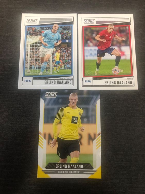 Panini Score Erling Haaland Lot | Kaufen auf Ricardo